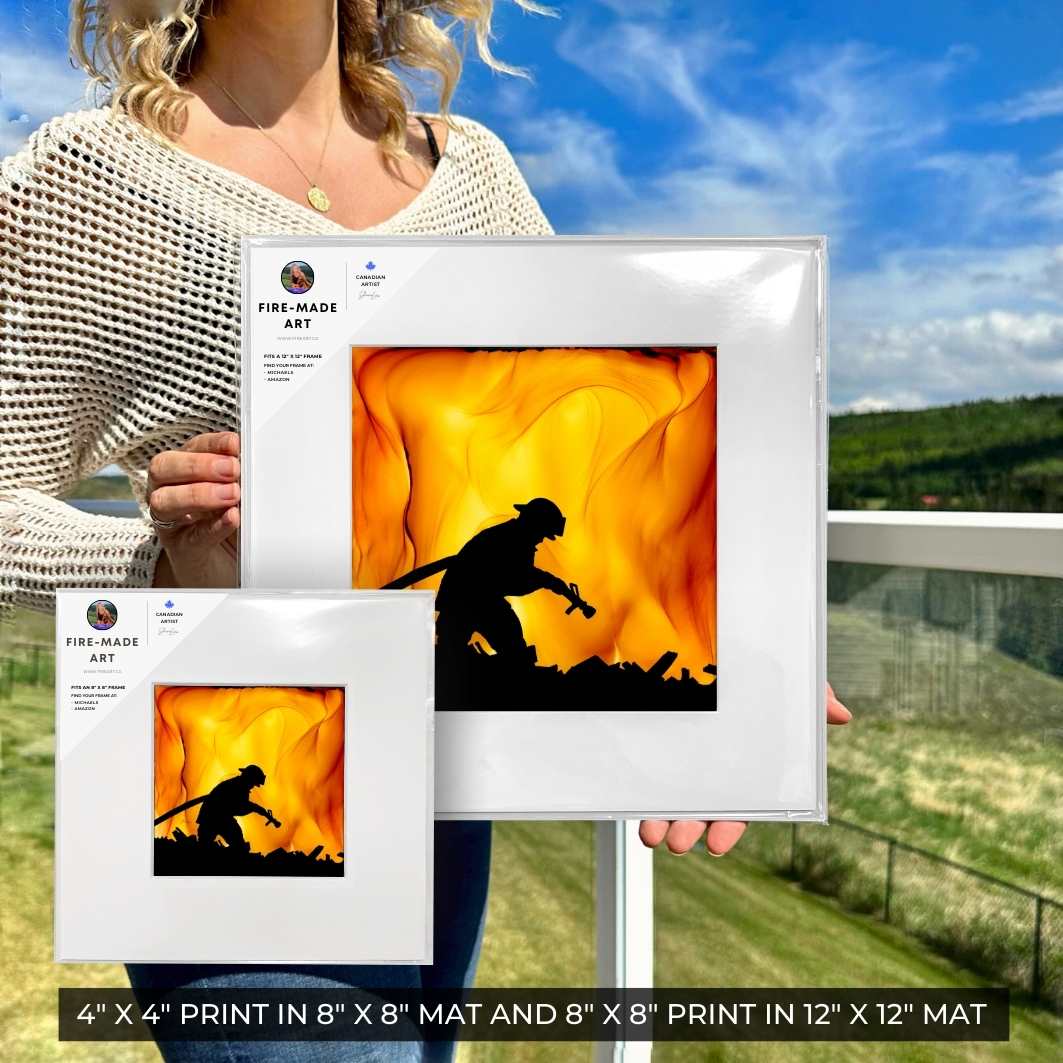 Overhaul - Fire Art Print – Fire-Made Art by Shauna Liora