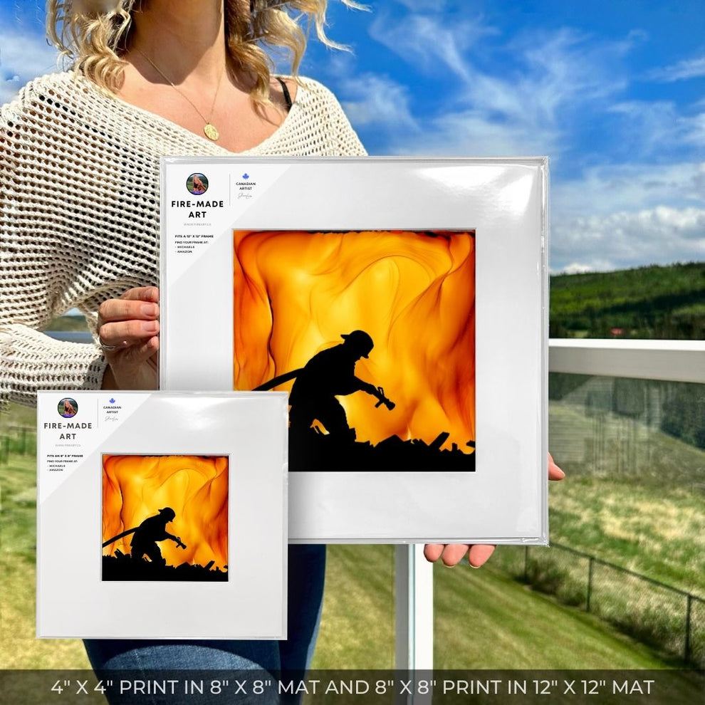 Overhaul - Fire Art Print – Shauna | Fire Art