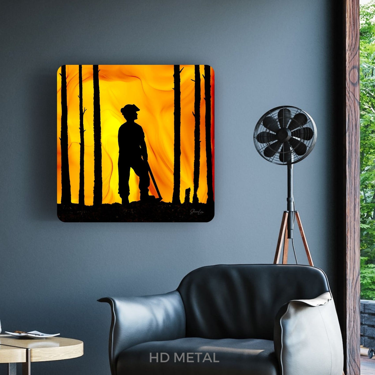 Wildland Warrior - Male - Fire Art Print – Fire-Made Art by Shauna Liora