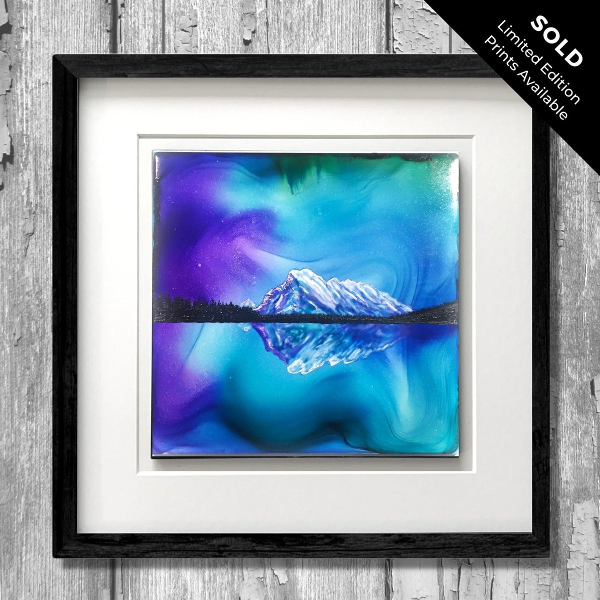 Mount Rundle Reflections- Original – Fire-Made Art by Shauna Liora